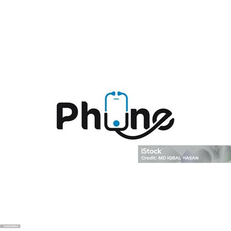 창조적 인 현대 타이포그래피 전화 수리 로고 디자인 템플릿 3차원 형태에 대한 스톡 벡터 아트 및 기타 이미지 3차원 형태 가로세로 낱말퍼즐 개념 Istock