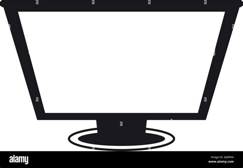 Computer Monitor Icon Stock Vector Image Art Alamy
