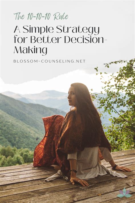10 10 10 decision making rule simplify your choices
