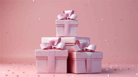 핑크 리본 활 생일 선물 포장 상자 선물 상자 3d 입체 장식 패턴 컷아웃 선물 선물 상자 상자 Png 일러스트 및 Psd 이미지 무료 다운로드 Pngtree