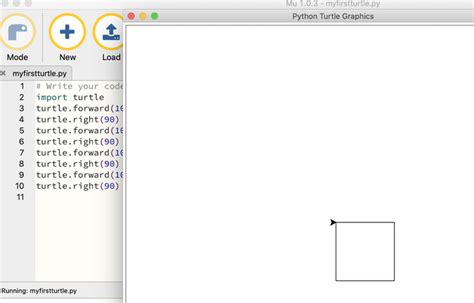 teach python with the mu editor