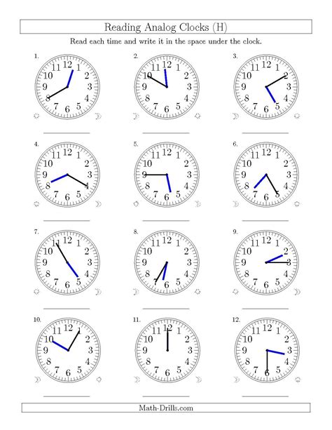 Printable Clock Worksheets Grade 2 At Isabelle Pearce Blog