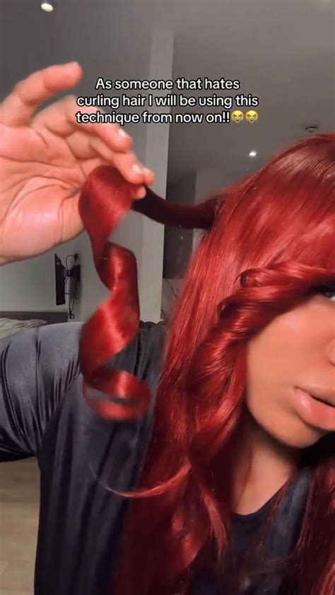 Imagine If We Had This Curl Hack When We Were Younger 🤯 Kasheeraejakita Follow For More Hai