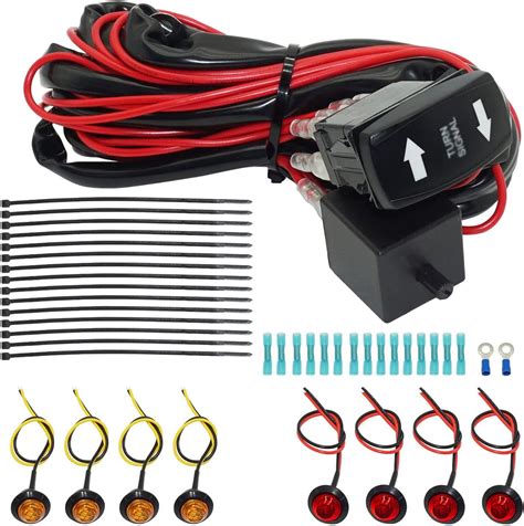 Amazon Com UTV Turn Signal Kit Turn Signal Rocker Switch ATV Street Legal Kit Side By Side