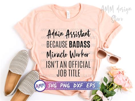 Admin Assistant Svg Bundle Svg Administrative Assistant Svg Etsy