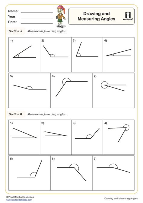 Measuring Angles Review Youtube