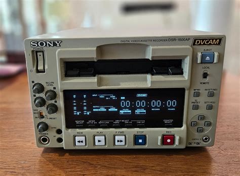 Ads Vtrs And Players Sold Sony Dsr 1500ap Pal Dvcam Vtr With Dv