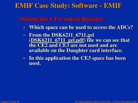 Ppt Chapter 8 External Memory Interface Emif Powerpoint Presentation Id852374