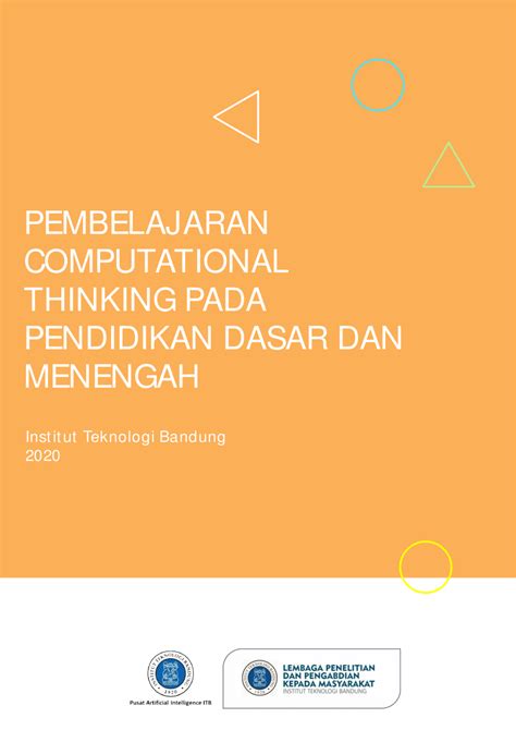 Pdf Computational Thinking Learning And Teaching Guide For Primary