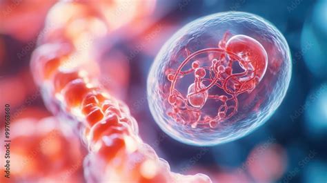 Visualization Of An Embryo S Circulatory System Developing Under A