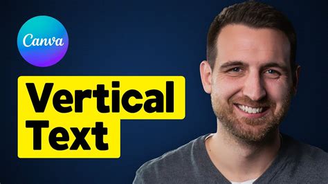 How To Make Vertical Text In Canva Youtube