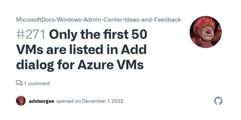Only The First 50 Vms Are Listed In Add Dialog For Azure Vms · Issue