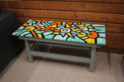 Lot Two Tom Cramer Paint Decorated Tables