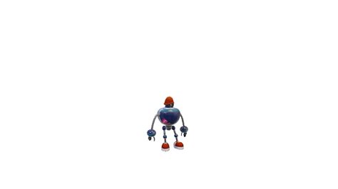 3d Robot Model Animated Powerpoint Template