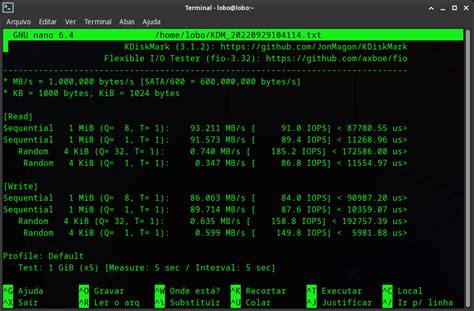 Benchmark De HDD E SSD Com KDiskMark