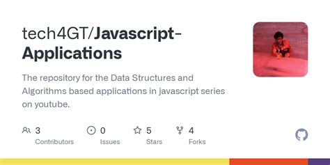 GitHub Tech4GT Javascript Applications The Repository For The Data Structures And Algorithms
