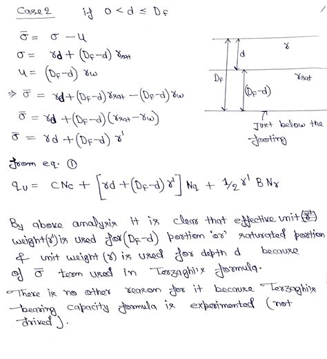 [solved] In The Formula Why We Use The Effective Unit Weight To Calculate Course Hero