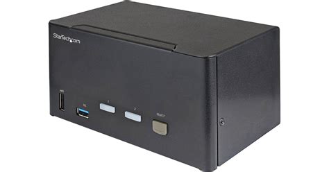 StarTech 2 Port 4K DisplayPort Triple Monitor KVM SV231TDPU34K