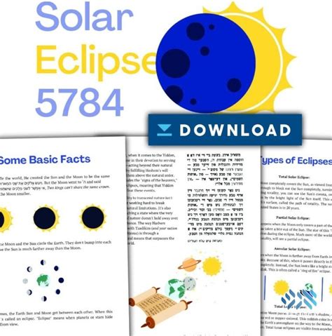 Lesson Plan To Teach The Eclipse Through Torah Lens