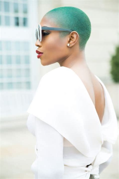40 Beautiful Bald Women Styles To Get Inspired With