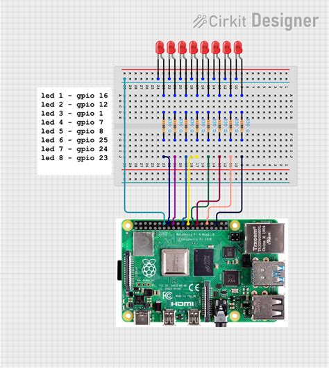 How To Use Rgb Led Four Pin Common Cathode Pinouts Specs And Examples Cirkit Designer