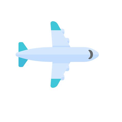 Free Passenger Plane Flying In The Sky Side View Travel Concept