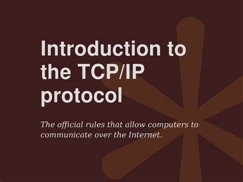 Introduction To The Tcpip Protocol Internal Pointers