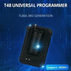 Newest V12 25 XGECU T48 TL866II Plus High Speed Flash EPROM Universal Programmer With Adapters