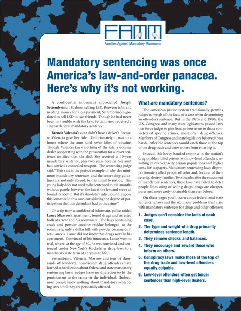 mandatory minimum sentences have existed at various state sentences
