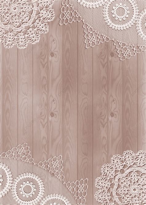 Rustic Wood With Lace Ornament Background Wallpaper Image For Free Download Pngtree
