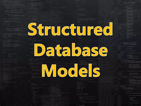 Introduction To Databases Pptx Databases Computer Software And