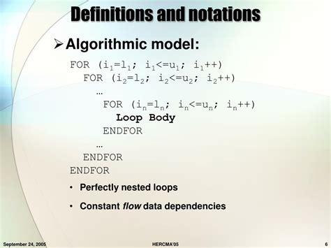 Ppt Adaptive Cyclic Scheduling Of Nested Loops Powerpoint
