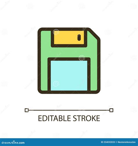 Save Pixel Perfect RGB Color Ui Icon Stock Vector Illustration Of Archive Interface