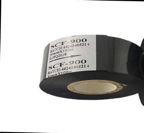 PVC Black MACWID BATCH CODING RIBBON For Barcode Printing At 200 Roll In Indore