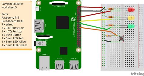 Bit Of Raspberry Pi And Arduino Raspberry Pi Camjam Edukit 1 Part 2