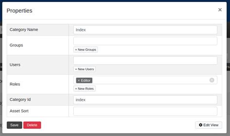Permissions Editor Base Configuration Knowledge Base Entermedia 10