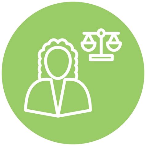 Premium Vector Vector Design Judge Icon Style