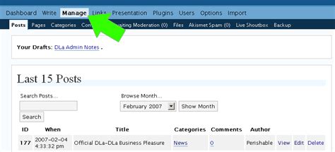 Wordpress Basics Saving And Editing Posts Perishable Press