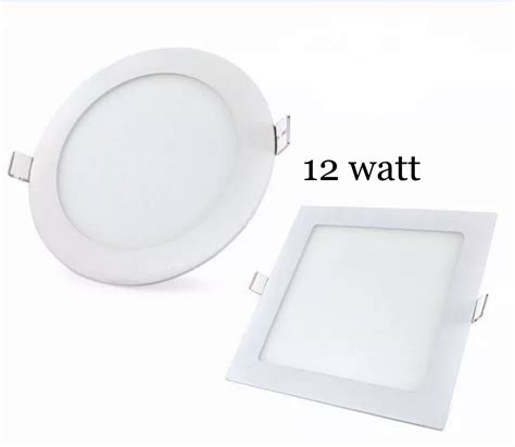 Downlight Led Panel Watt W Bulat Kotak Lampu Led Panel Tanam Plafon Watt Lazada