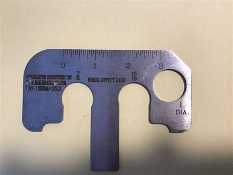 Aar Railroad Wheel Defect Gage 4605387573