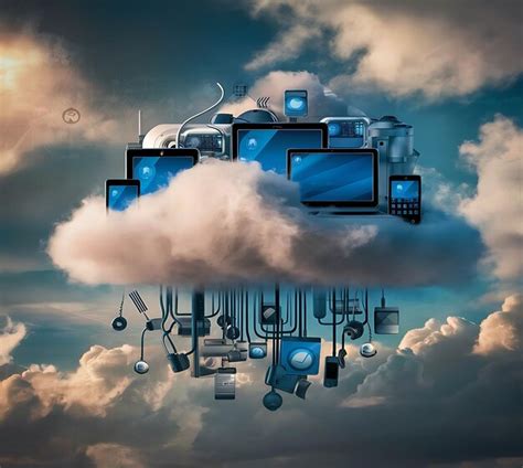 Cloud Systems Technology Premium Ai Generated Image