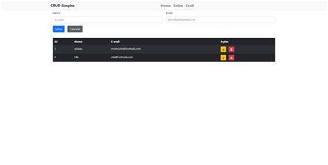 Github Ytalosauhamcrud Nextjs Crud Simples De Cadastro De Nome E