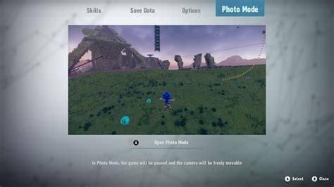 How To Use Photo Mode Sonic Frontiers Guide Ign