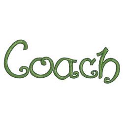 Coach Embroidery Design