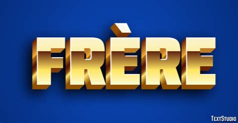 Frère Text Effect And Logo Design Word