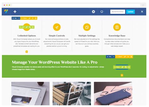 page builder plugins that offer to add nested rows columns or row