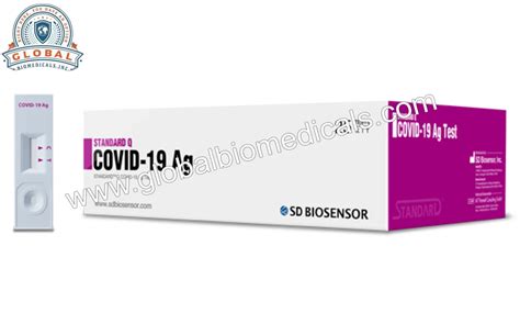Sd Biosensor Standard Q Covid 19 Ag Test Kit Global Biomedicals Inc