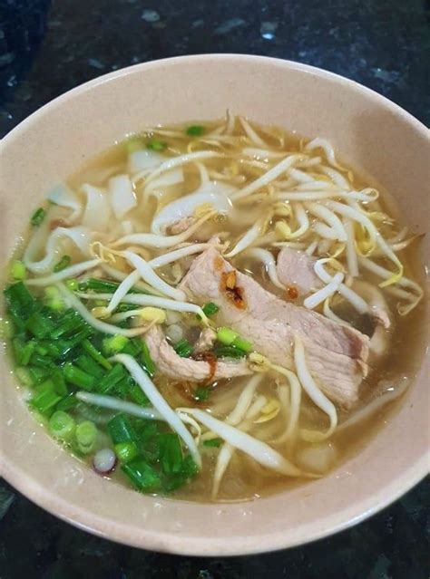 Pork Flat Rice Noodles Soup Artofit
