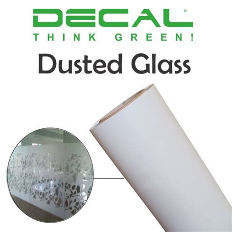 Decal Dusted Glass Etch Vinyl Bi Wize