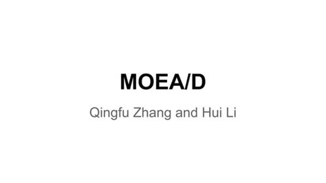 Moead Pdf